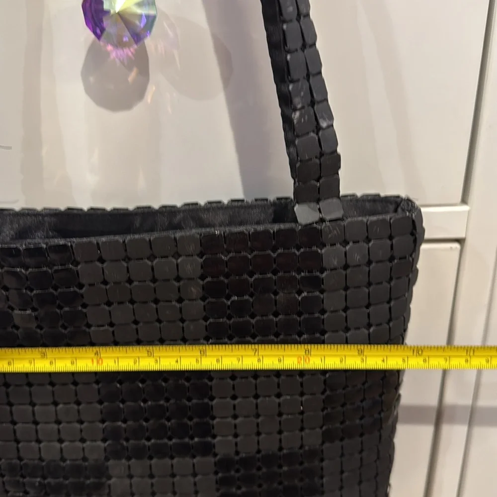 Vintage | Bags | Vintage Black Chainlink Zippered Bag | Poshmark